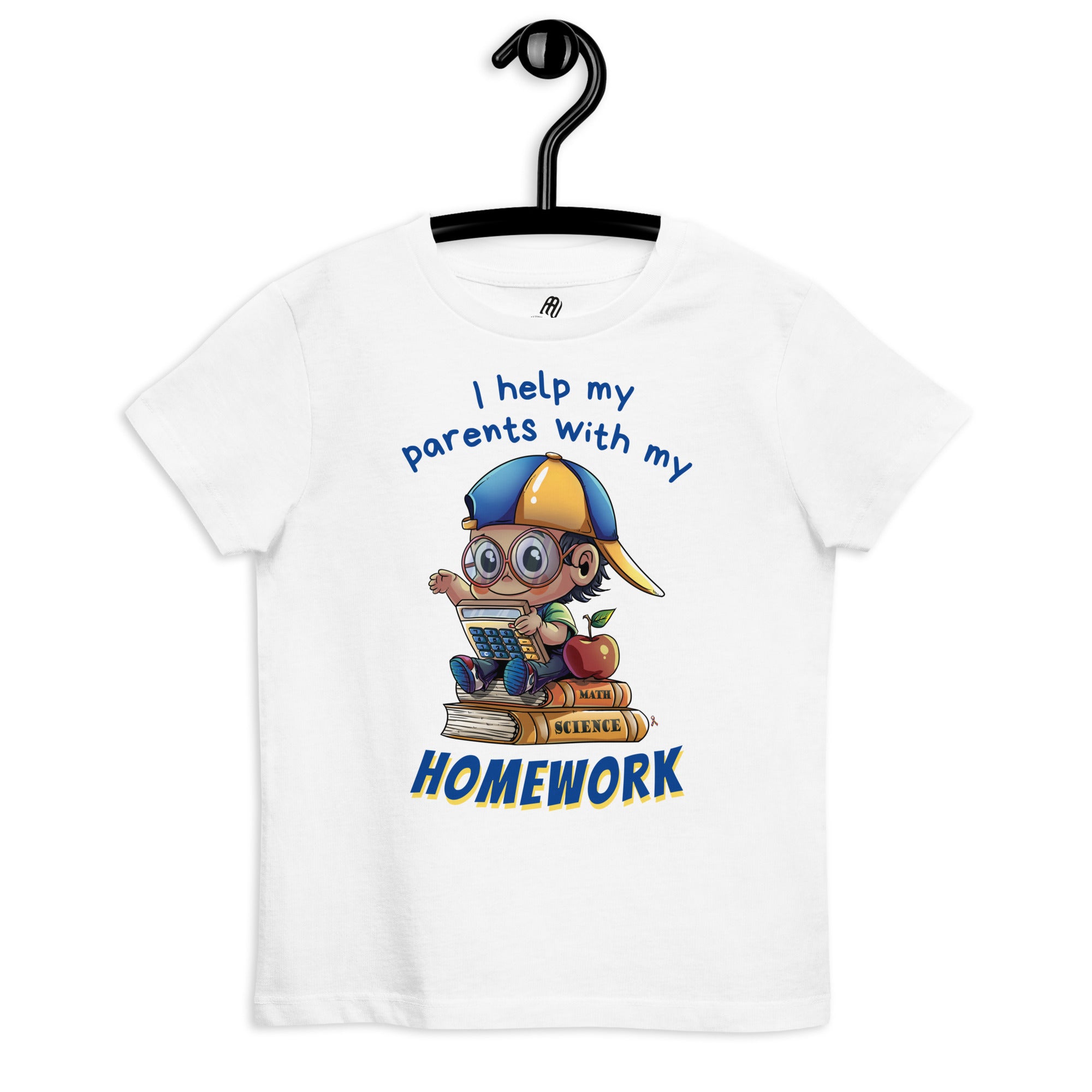 I Help My Parents With My Homework - Organic Cotton Kids T-shirt | AUT – Autism Among Us